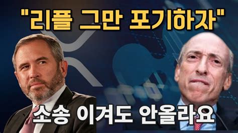 리플 소송 하면 미친듯이 오를꺼 같죠 Youtube