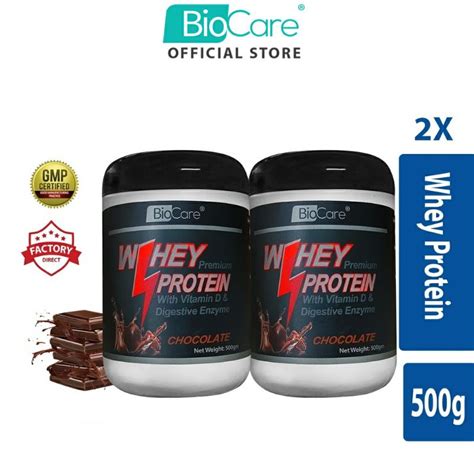 Premium Whey Protien Chocolate 2 X 500 Gram Shopee Thailand