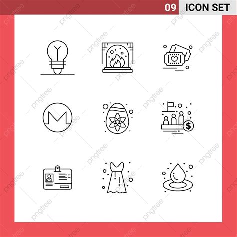Egg Outline Vector Png Images Set Of 9 Vector Outlines On Grid For Egg Chimney Card