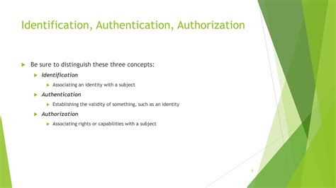 authorization and authentication pptx operating systems computer