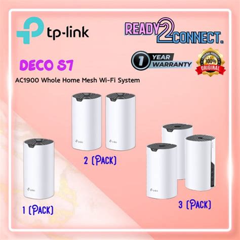 Jual TP LINK DECO S7 AC1900 Whole Home Mesh Wi Fi System Jakarta Pusat READY 2 CONNECT