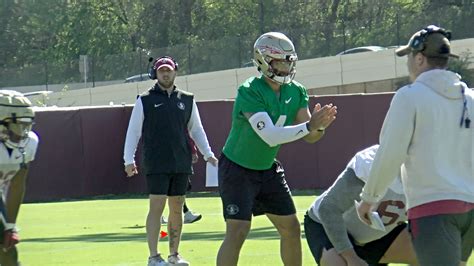 Footage from day one of Florida State spring football practice