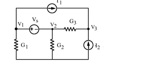Solved For The Given Circuit Find The Node Voltage Value Of Chegg