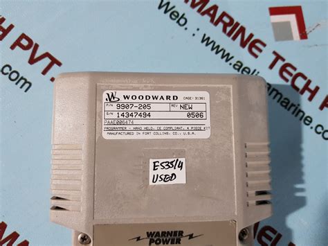 Woodward 9907 205 Hand Held Programmer Aeliya Marine Tech