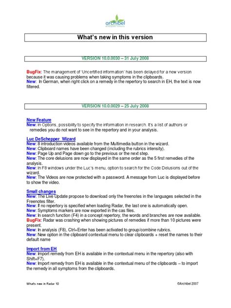 Whats New In This Version Bugfix Pdf Icon Computing Letter Case