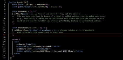 Hamza Aoun On Linkedin Javascript React Closures Frontenddevelopment Statemanagement