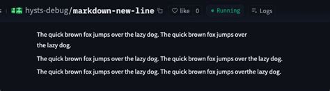 New Lines In `grmarkdown` · Issue 5356 · Gradio Appgradio · Github