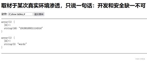 CTF 网络安全 攻防世界 supersqli 解题详析 秋说 博客园