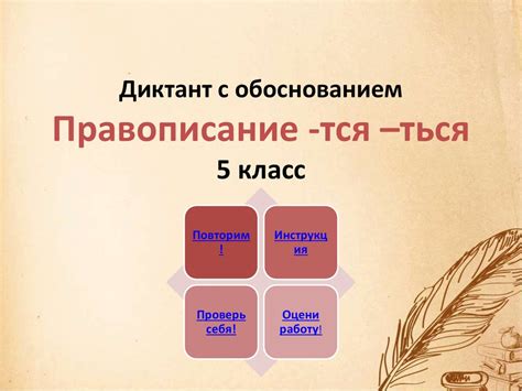 Правописание тся ться презентация онлайн