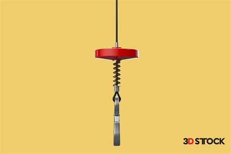 Buffer Spring Lifting Crane Eye Hook Electric Hoist Wire Rope 3d Stock 3d Models For