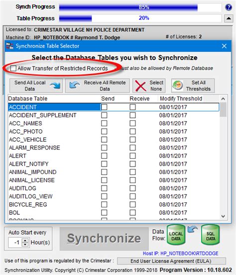 Database Synchronization