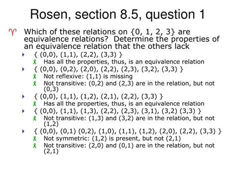 Ppt Discrete Mathematics Equivalence Relations Powerpoint