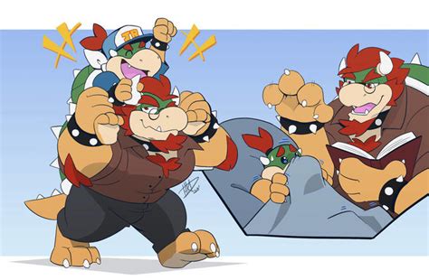 Papa Bowser And Jr Bowser Know Your Meme