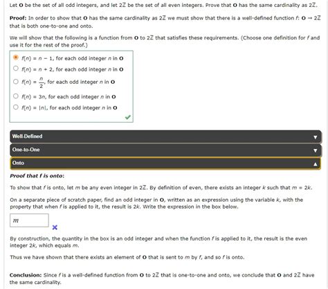 Let 0 Be The Set Of All Odd Integers And Let 2z Be The Set Of All Even Integers Prove That 0 Has