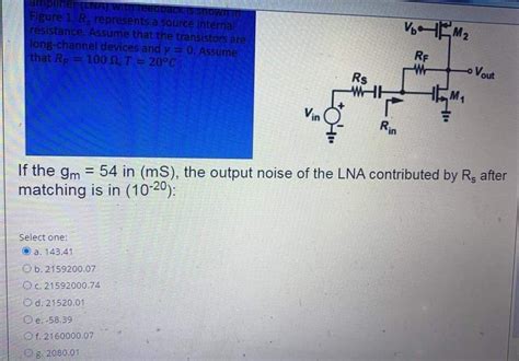 Note That M2 Connected To Vdd Directly There Is No Rd