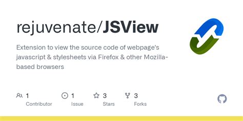 GitHub Rejuvenate JSView Extension To View The Source Code Of Webpage S Javascript
