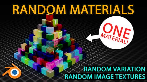 Random Materials Textures On Each Object Blendernation Bazaar