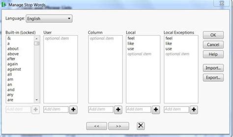 Solved Addremove Stop Words In Text Explorer Jmp User Community