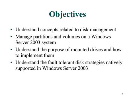 Chapter06 Managing Disks And Data Storage Ppt