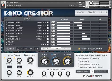 Taiko Creator Drum Sample Library For Kontakt Player In Session Audio