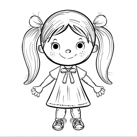 Desenhos De Bonecas Para Colorir Grátis Desenhos Para Colorir