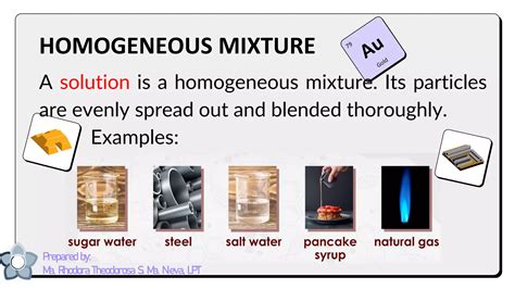Types Of Mixture Pdf Chemistry Science
