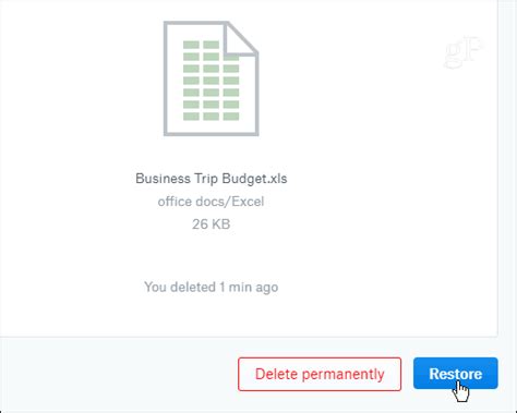 Restore Deleted Or Previous Versions Of Files From Dropbox