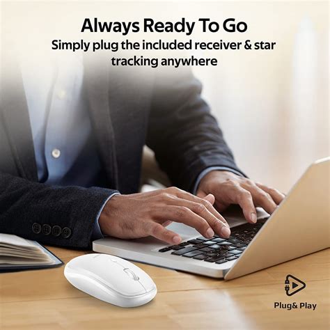 Promate Hover Wireless Mouse 24ghz Ergonomic Precision Tracking Optical Mouse W Usb Nano