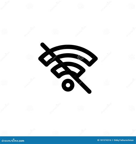 Disable Icon Thin Linear Disable Outline Icon Isolated On White