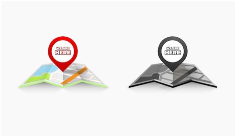 Premium Vector Map Pointers Location Pin Set Vector