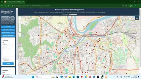 Sujata Sarkar On Linkedin Geospatial Transportmapping Webgis