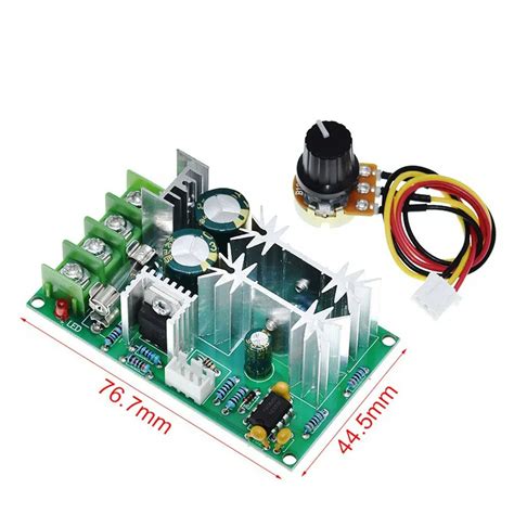 Pwm Dc Motor Speed Controller 9 60vdc 20a Flux Electronix