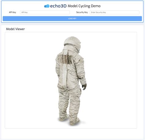 Github Echo3dcohtml Echo3d Demo Modelcycle