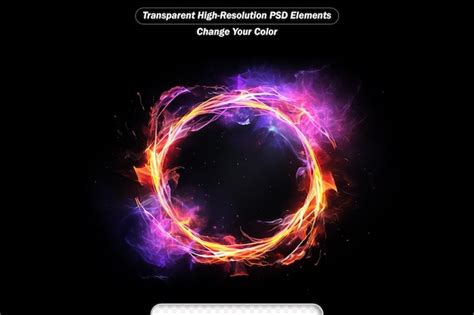 Premium Psd Red Purple And Blue Smoke Portal Plasma Gate Opening