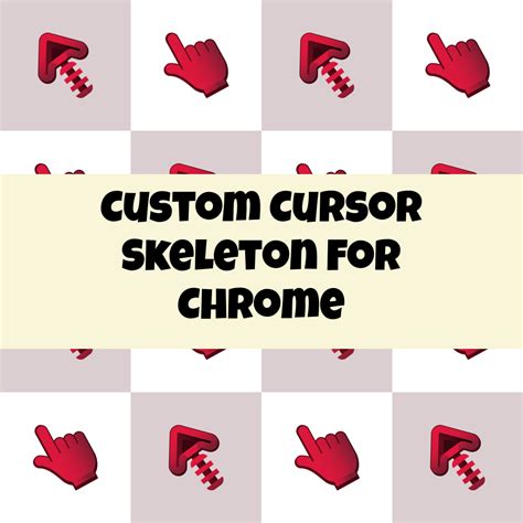 custom cursor custom cursor skeleton for chrome theme cursor space