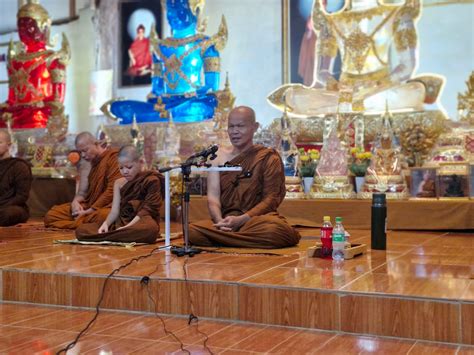 บรรยากา หลวงพ่อมานพ พุทธครุโต สถานธรรมพุทธครุการามตาดเค็ง