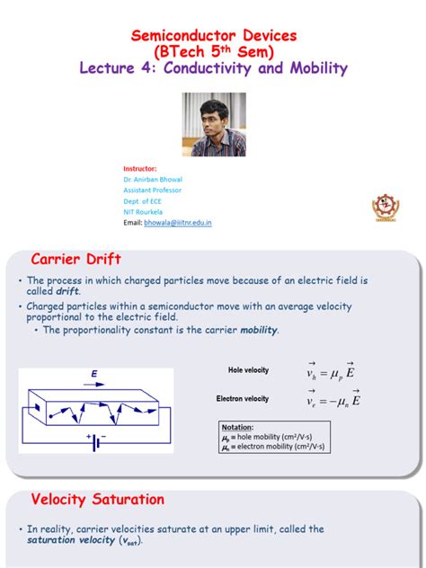 lecture 4 mobility download free pdf electrical resistivity and