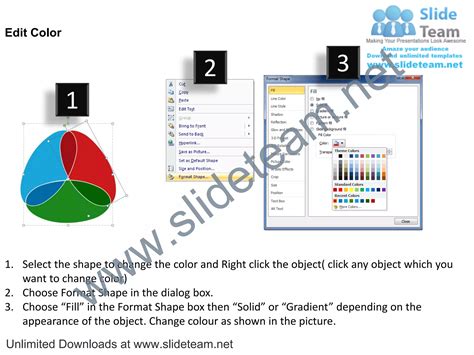Pattern Of Overlapping Shapes Powerpoint Diagrame Templates 0712 Pdf