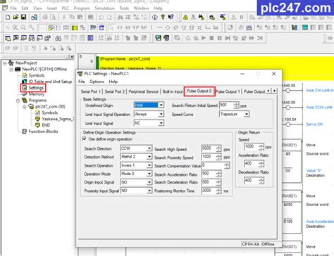 PLC Omron Servo Control Panasonic Minas A6 Tutorial Plc247 Com