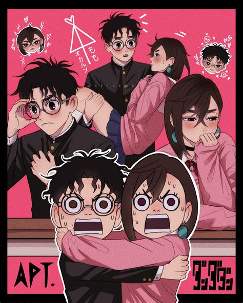 Ayase Momo And Takakura Ken Dandadan Drawn By Keikunnsama Danbooru