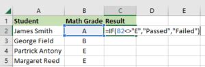 Does Not Equal Operator In Excel Examples