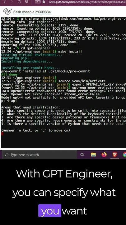Create Entire App Software Or Website With Gpt Engineer Gpt4 Chatgpt