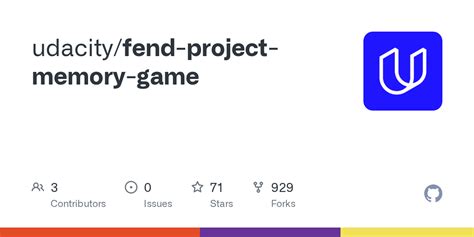 Github Udacityfend Project Memory Game