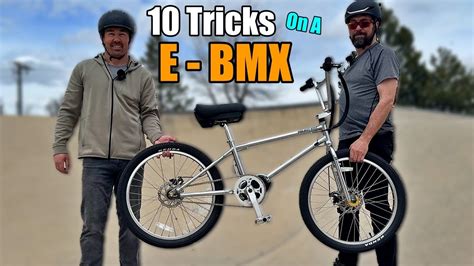 We Tried 10 Basic Tricks On This E Bmx Bike Youtube