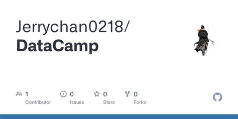 GitHub Jerrychan DataCamp