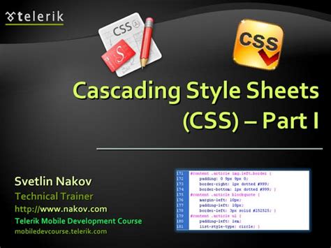 Css Part I Ppt