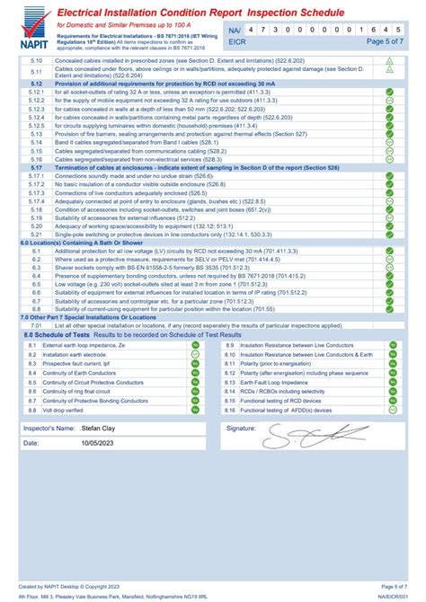 Eicr Report Quote R Electrical