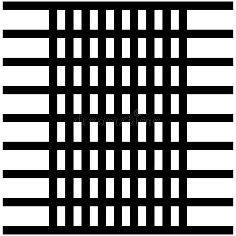 Abstract Grid Mesh Lattice Grating Geometric Element Stock Vector Illustration Of Overlap