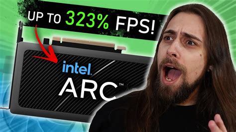 Huge Fps Boost For Intel Arc Gpus Faster With New Drivers Youtube