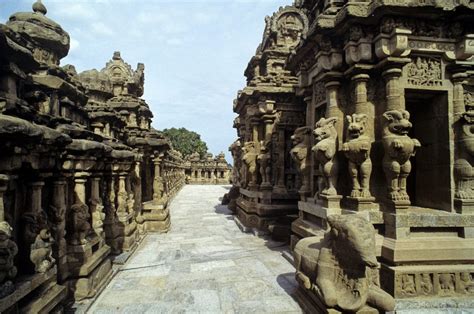 Huge The Ancient Temple Carved Out Of A Single Rock